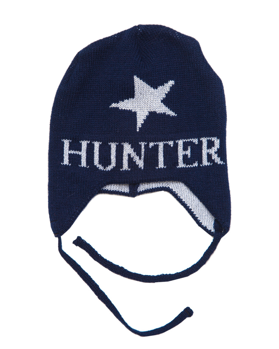 Metallic Single Star Hat with Earflaps by Butterscotch Blankees