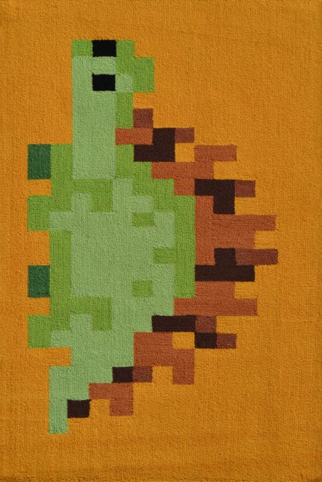 Pixel Dino Rug by Rug Market